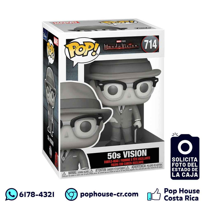 50s Vision 714 (Wandavision - Marvel) Funko Pop! Costa Rica – Pop House ... 50s Vision 714 (Wandavision - Marvel) Funko Pop! Costa Rica – Pop House ...