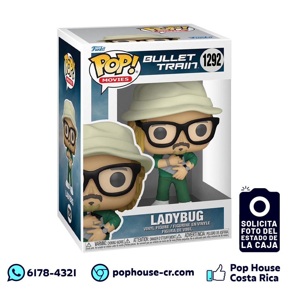 Ladybug 1292 (Bullet Train – Película) Funko Pop! Costa Rica – Pop ...